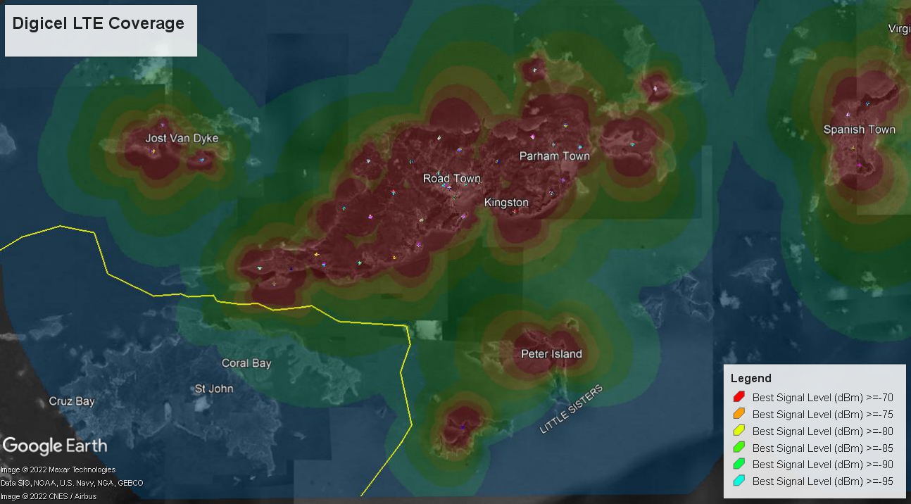 Digicel | Coverage | Digicel BVI